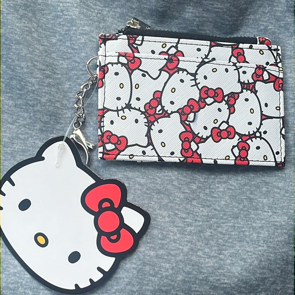 Sanrio | Bags | Hello Kitty Card Holder By Sanrio Nwt Red Black White ...